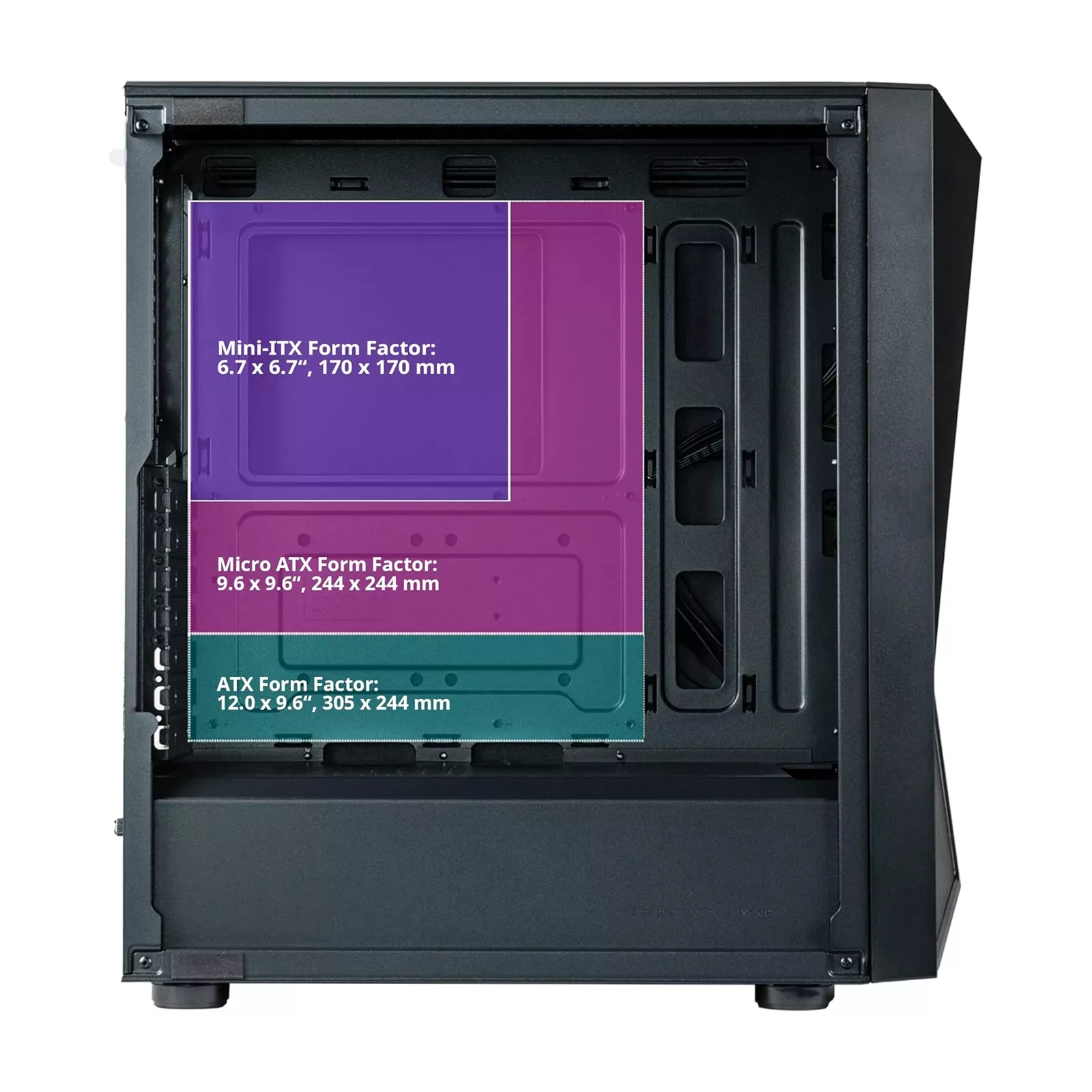 Case Cooler Master CMP 520 ARGB Vidrio templado 3 ventiladores | Quito ...